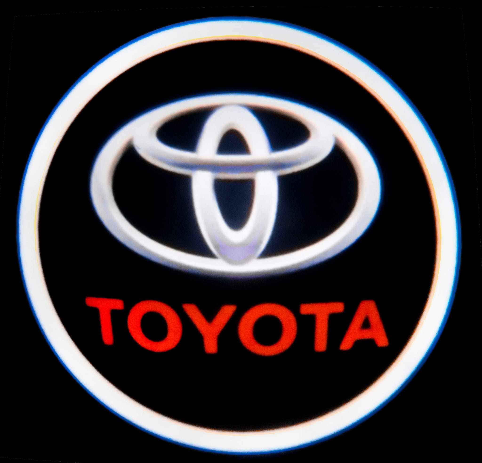 Toyota LED Projektor uniwersalny HD Logo Avensis Corolla RAV4 Yaris LED ...