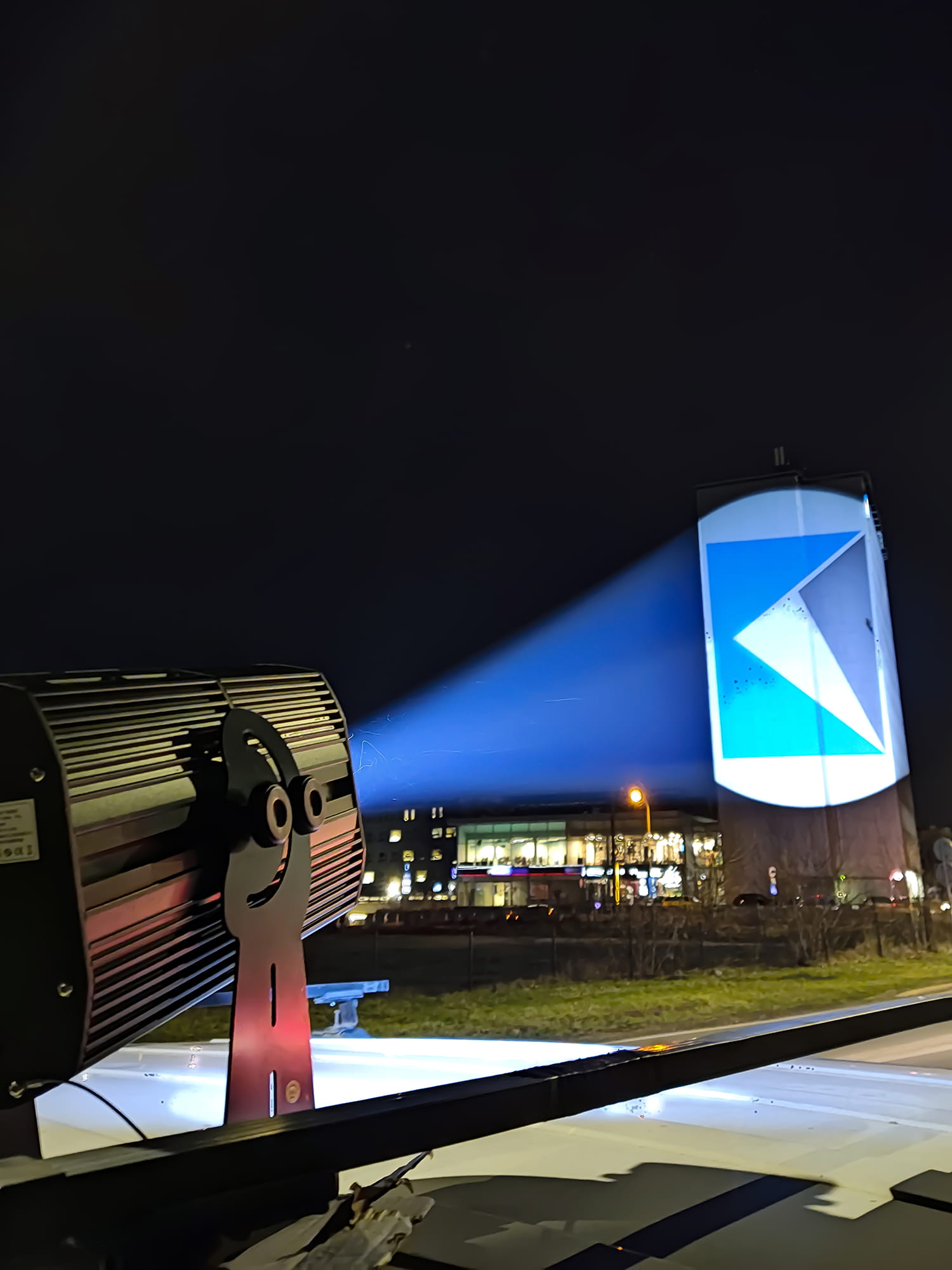 600W Reklamowy LED GOBO Projektor Logo Zewnętrzny IP 67 LED Logo Projektor