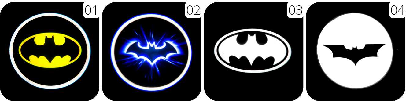 Batman LED Projektor uniwersalny HD Logo LEDprojektor
