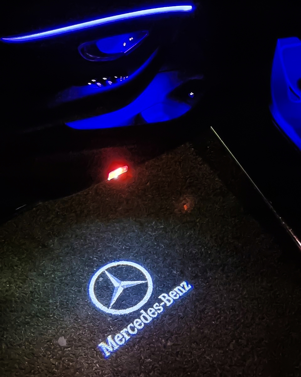 Mercedes-Benz LED Projektor HD Logo AMG W222 V222 LEDprojektor